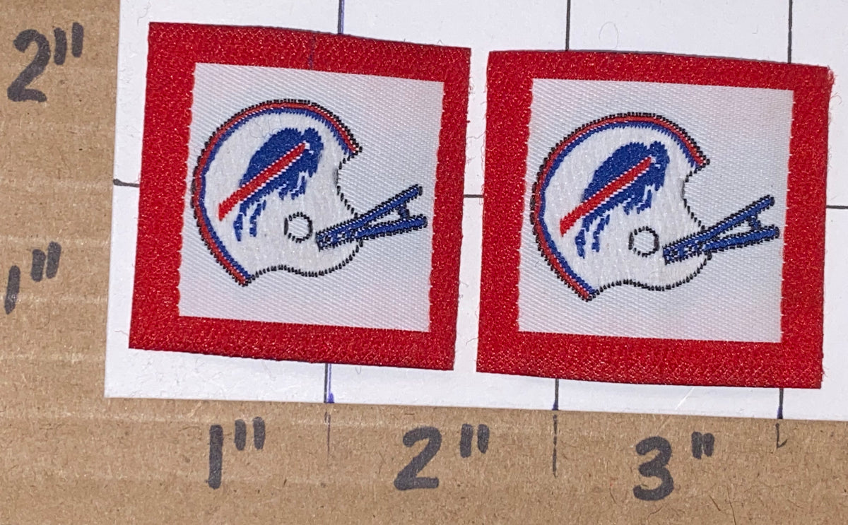 2 VINTAGE BUFFALO BILLS 2" NFL FOOTBALL PATCH LOT – UNITED PATCHES