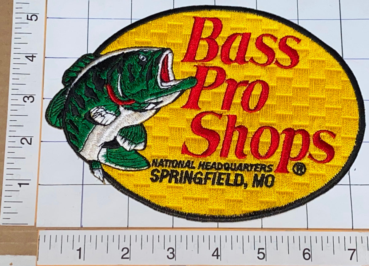 1 BASS PRO SHOPS FISH FISHING CASTING REELS SPRINGFIELD CREST EMBLEM P ...