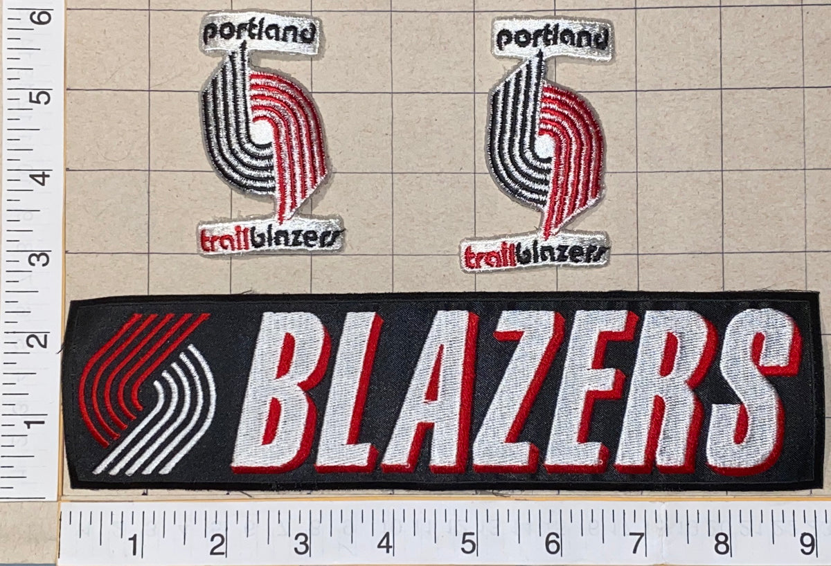 3 PORTLAND TRAIL BLAZERS NBA BASKETBALL PATCH LOT – UNITED PATCHES