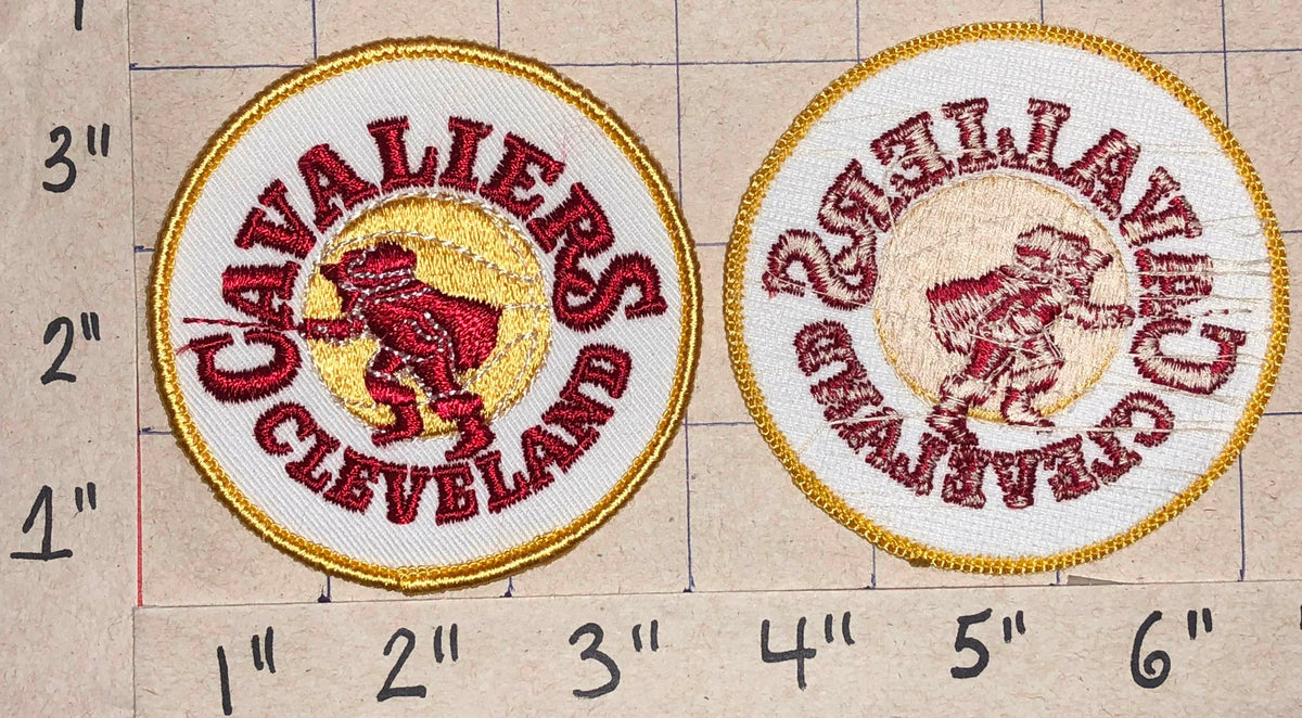 1 RARE VINTAGE CLEVELAND CAVALIERS NBA BASKETBALL 3" CREST EMBLEM PATC ...