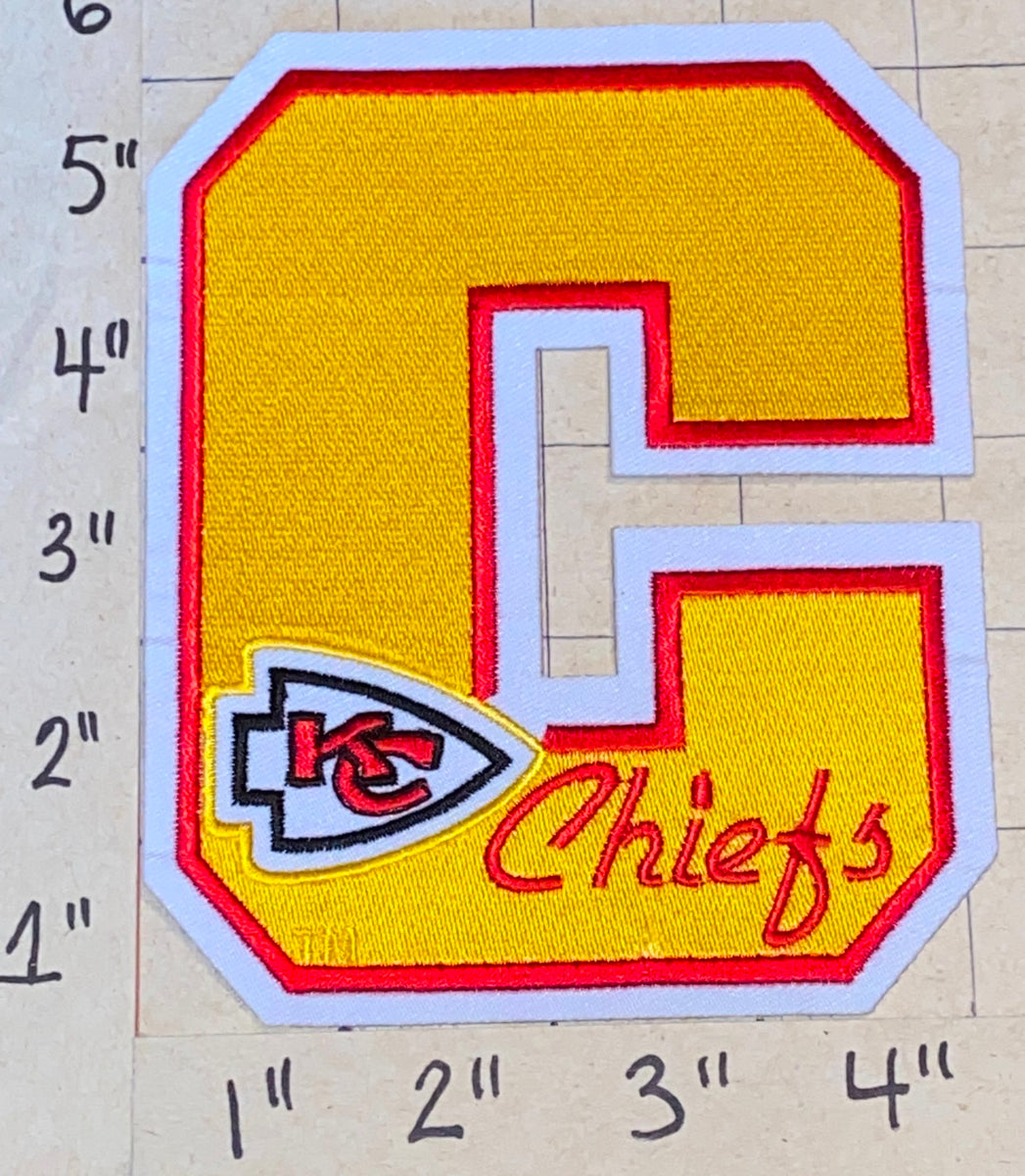 1 KANSAS CITY CHIEFS NFL FOOTBALL LETTER CREST EMBLEM PATCH – UNITED ...
