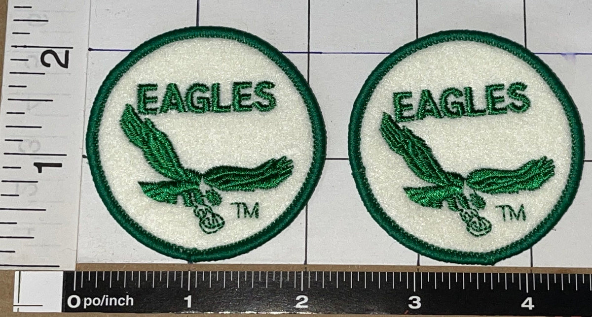 2 PHILADELPHIA EAGLES 2" HEAD NFL FOOTBALL EMBLEM PATCH – UNITED PATCHES