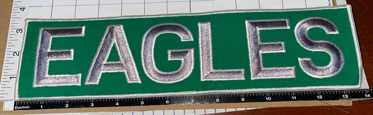 PHILADELPHIA EAGLES 14" JACKET SCRIPT NFL FOOTBALL EMBLEM PATCH ...