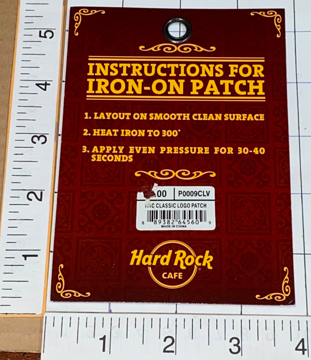 HARD ROCK CAFE CLEVELAND HARD ROCK MUSIC CREST EMBLEM PATCH – UNITED ...