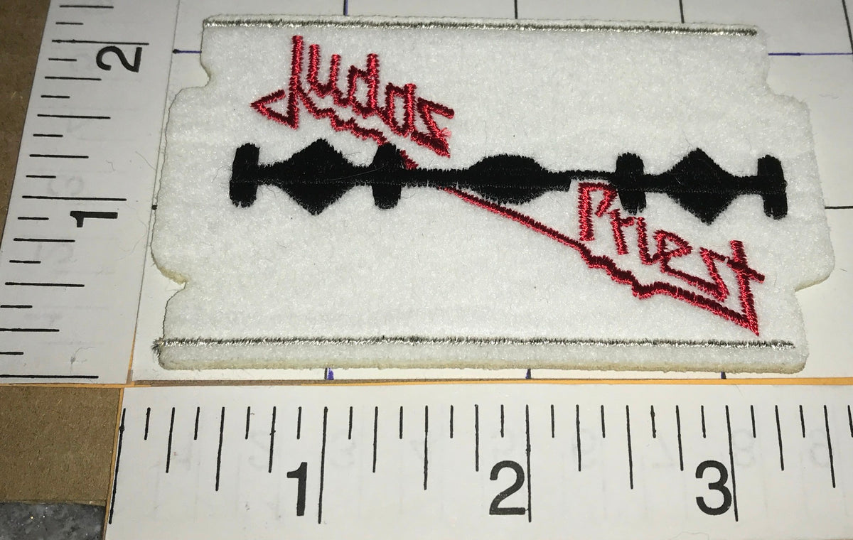 JUDAS PRIEST RAZOR BLADE ENGLISH HEAVY METAL BRITISH MUSIC CONCERT PAT ...