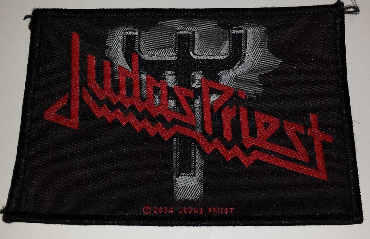 1 JUDAS PRIEST ENGLISH HEAVY METAL BRITISH RAZOR BLADE MUSIC CONCERT P ...