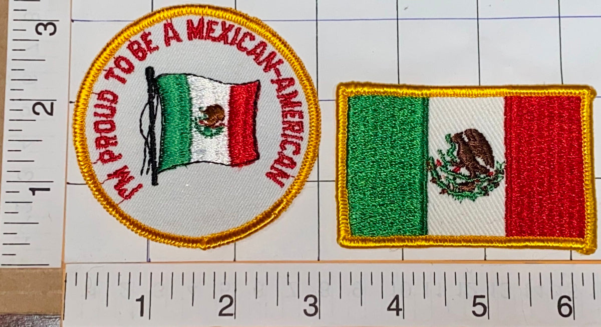 I'M PROUD TO BE MEXICAN AMERICAN FLAG EMBLEM CREST PATCH LOT – UNITED ...