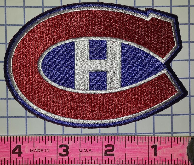 1 MONTREAL CANADIENS 4 INCH NHL HOCKEY CREST BADGE PATCH – UNITED PATCHES