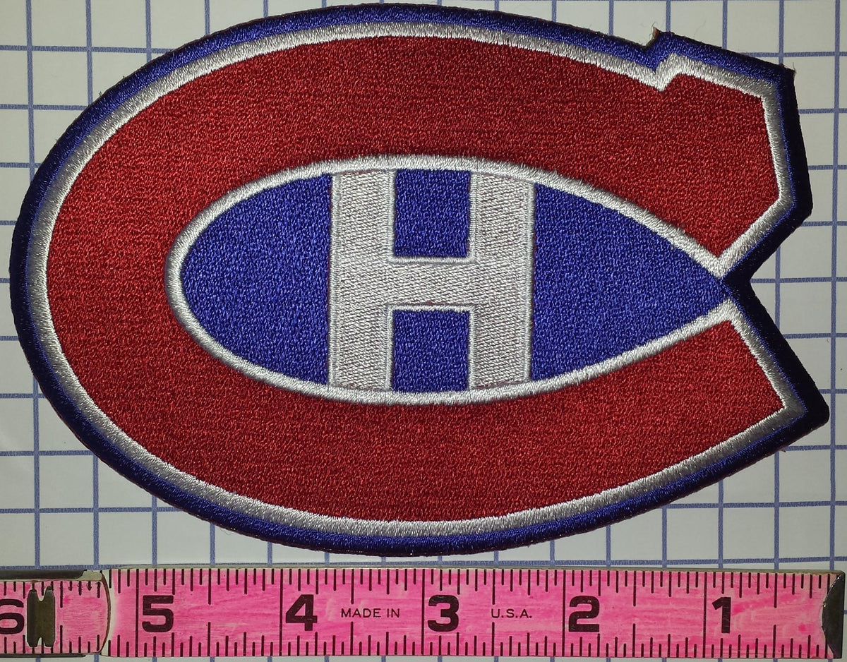 1 MONTREAL CANADIENS 6 INCH NHL HOCKEY CREST BADGE PATCH – UNITED PATCHES