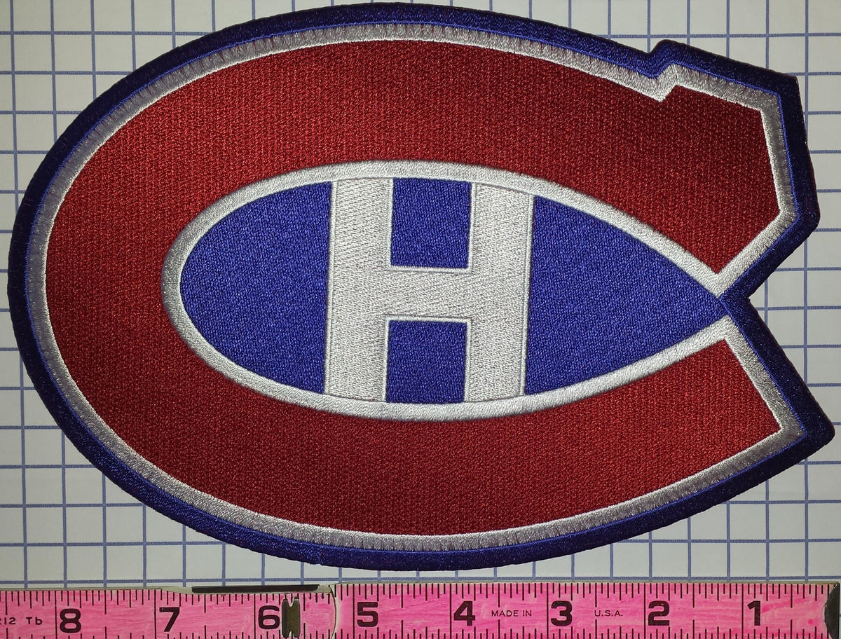 1 MONTREAL CANADIENS 8 INCH NHL HOCKEY CREST BADGE PATCH – UNITED PATCHES