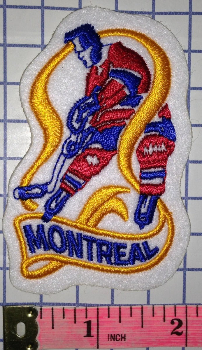 VINTAGE MONTREAL CANADIENS PLAYER NHL HOCKEY BADGE CREST PATCH – UNITED ...