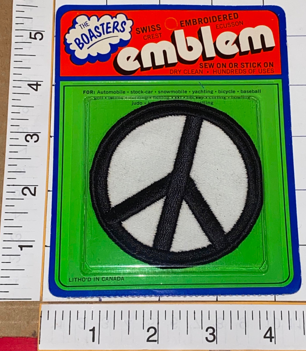 1 MIP PEACE SYMBOL EMBLEM CREST PATCH MINT IN PACKAGE – UNITED PATCHES
