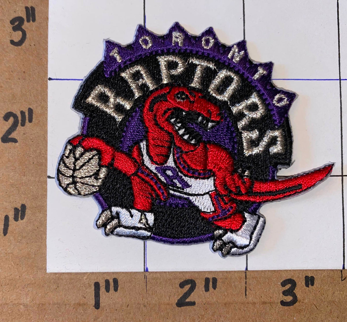 1 TORONTO RAPTORS NBA BASKETBALL WE THE NORTH RAPTOR 3" CREST EMBLEM P ...