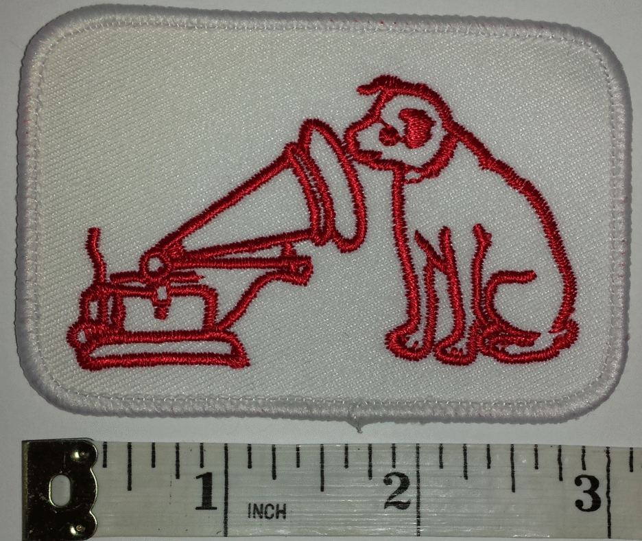 RCA VICTOR MUSIC PHONOGRAM RECORDING STUDIO ALBUM CREST EMBLEM PATCH ...