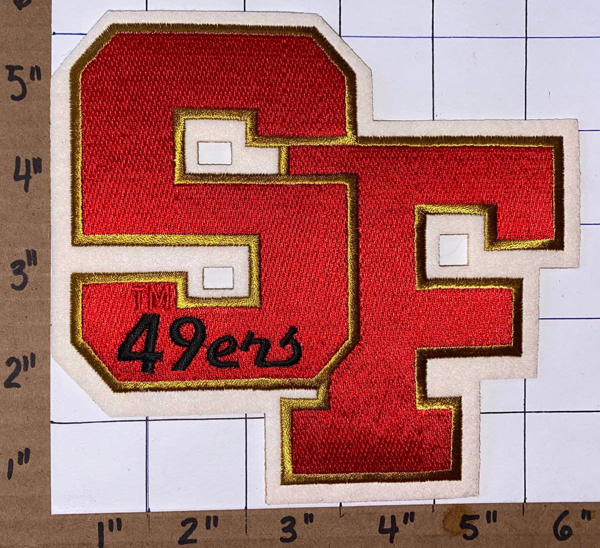 1 VINTAGE SAN FRANCISCO 49ERS NFL FOOTBALL LETTER NFL FOOTBALL PATCH ...