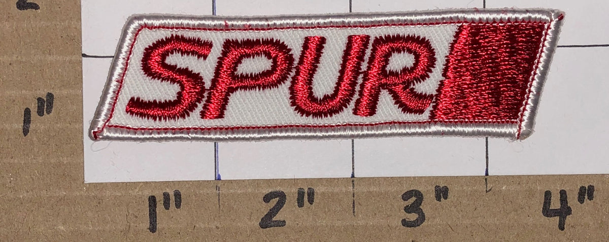 1 RARE SPUR OIL GAS FUEL GAS STATION CREST EMBLEM PATCH – UNITED PATCHES