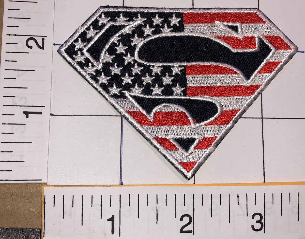 USA AMERICAN SUPERMAN SUPER MAN SUPER HERO DC COMICS PATCH – UNITED PATCHES