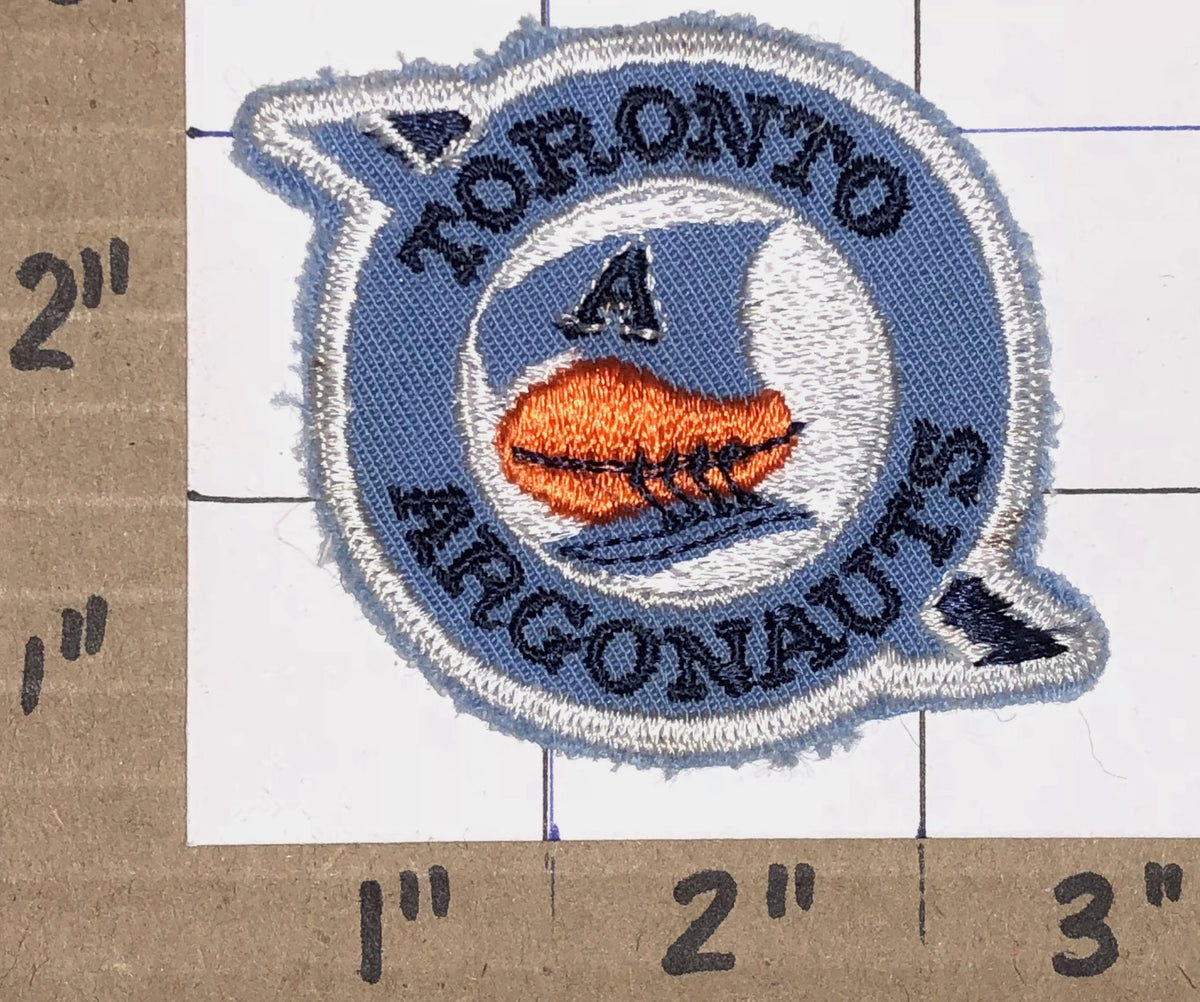 1 RARE VINTAGE TORONTO ARGONAUTS CFL FOOTBALL CREST EMBLEM PATCH LOT ...
