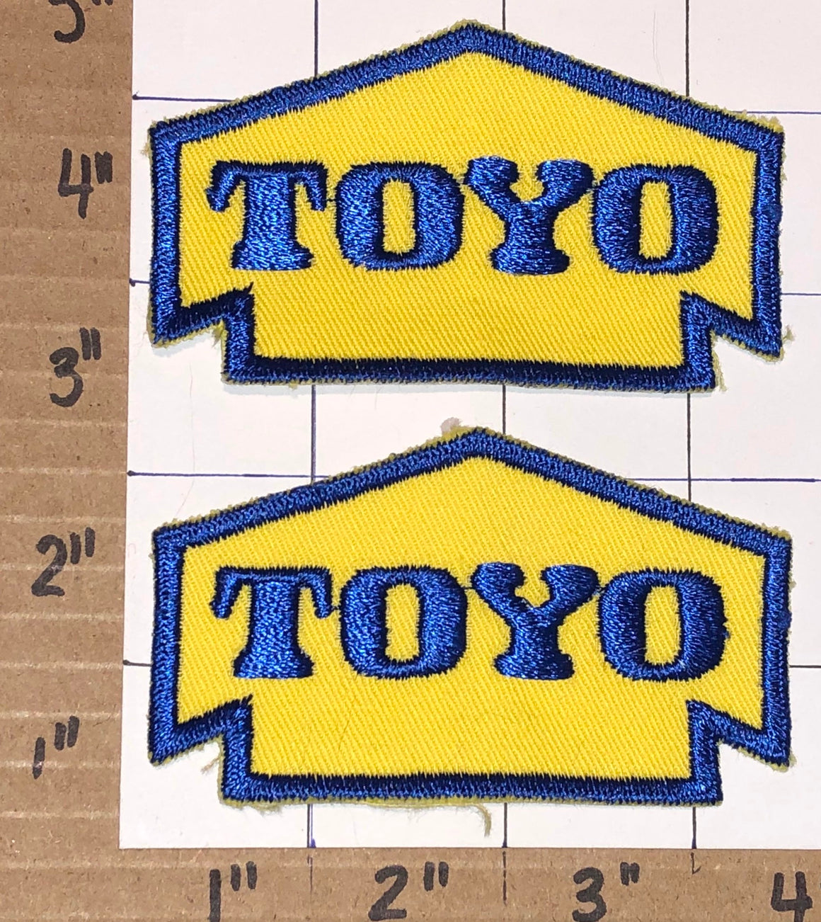 2 TOYO TIRES WHEELS CREST EMBLEM PATCH LOT – UNITED PATCHES